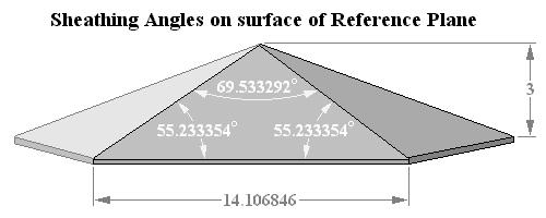Sloped Ridge Lines: Roof with Star Footprint
