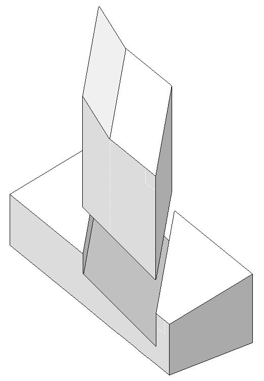 Housing layout for Valley Rafter intercepts Beam