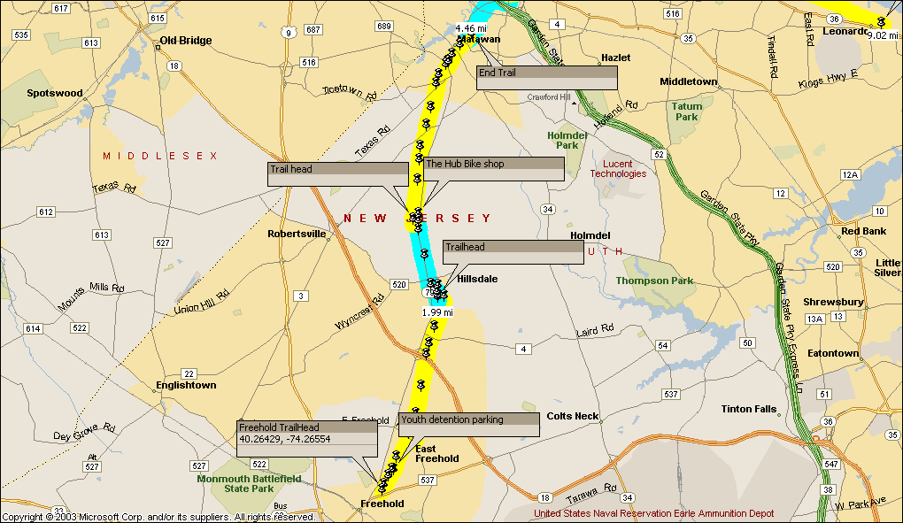 Henry Hudson Trail – Southern Section