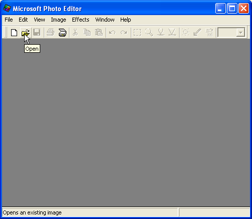 Using Microsoft Photo Editor